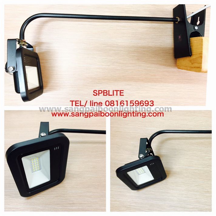 SPB - โคมสปอร์ตไลท์LED 10w ขาหนีบ (004062)